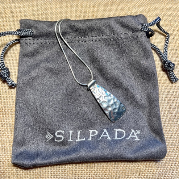 Silpada | Jewelry | Silpada Hammered Pendant Necklace | Poshmark